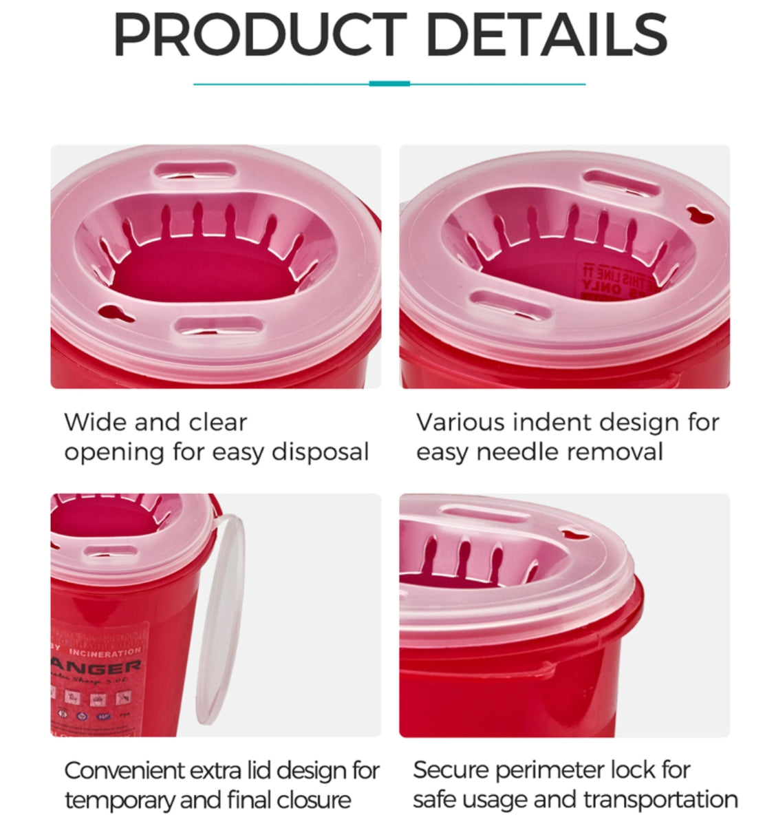 Disposable round 3.0L Sharps Container, 993840 – Beauty, Chiropractice ...